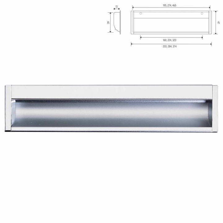 Inset/Recessed Cabinet Handles – Elite Hardware