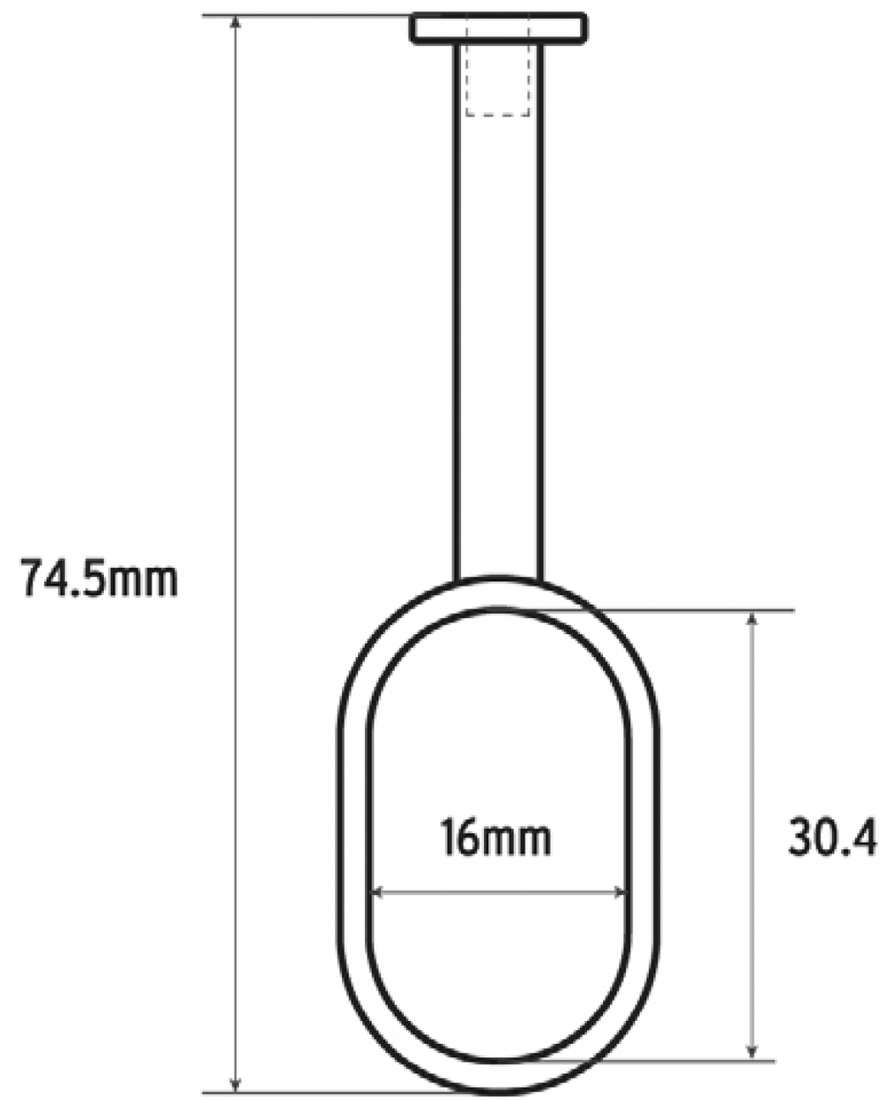 Oval Centre Bracket – Elite Hardware